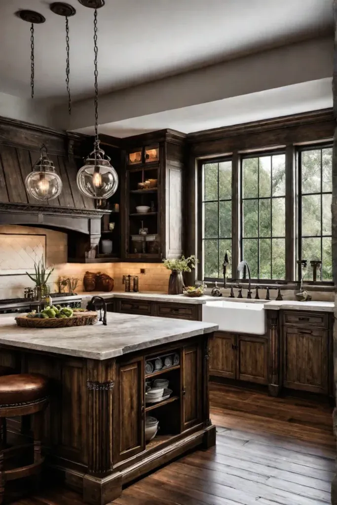 10 Cozy Rustic Kitchen Cabinet Concepts - Home Decor Hero