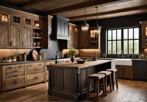 8 Enchanting Rustic Kitchen Cabinet Ideas to Transform Your Space ...