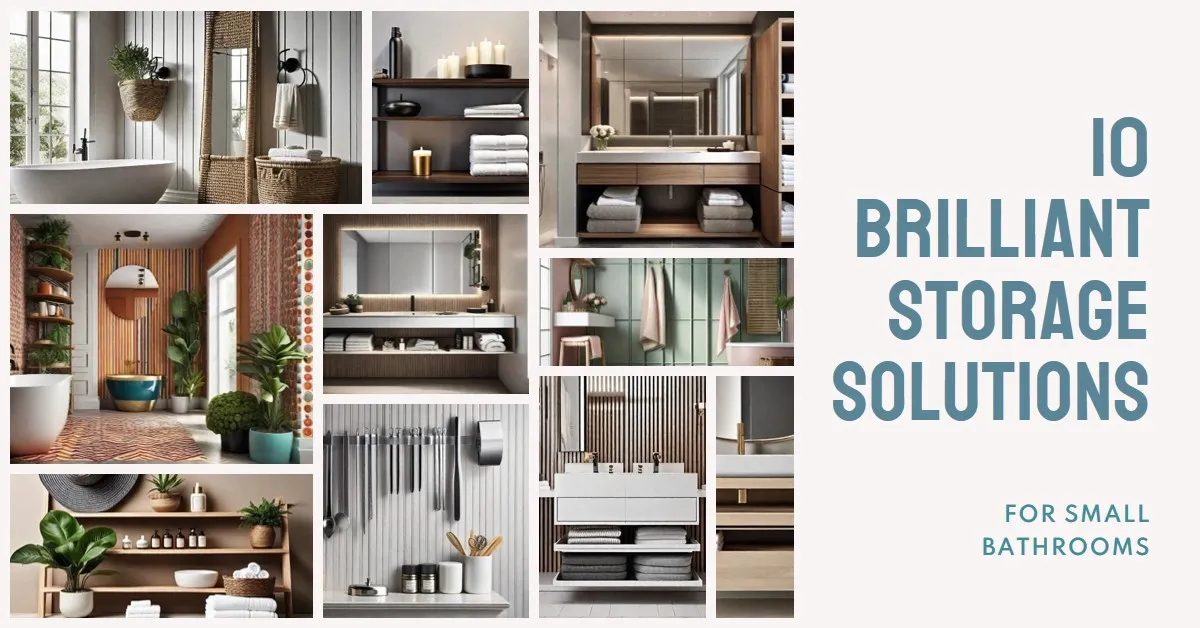 10 Brilliant Storage Solutions for Small Bathrooms - Home Decor Hero