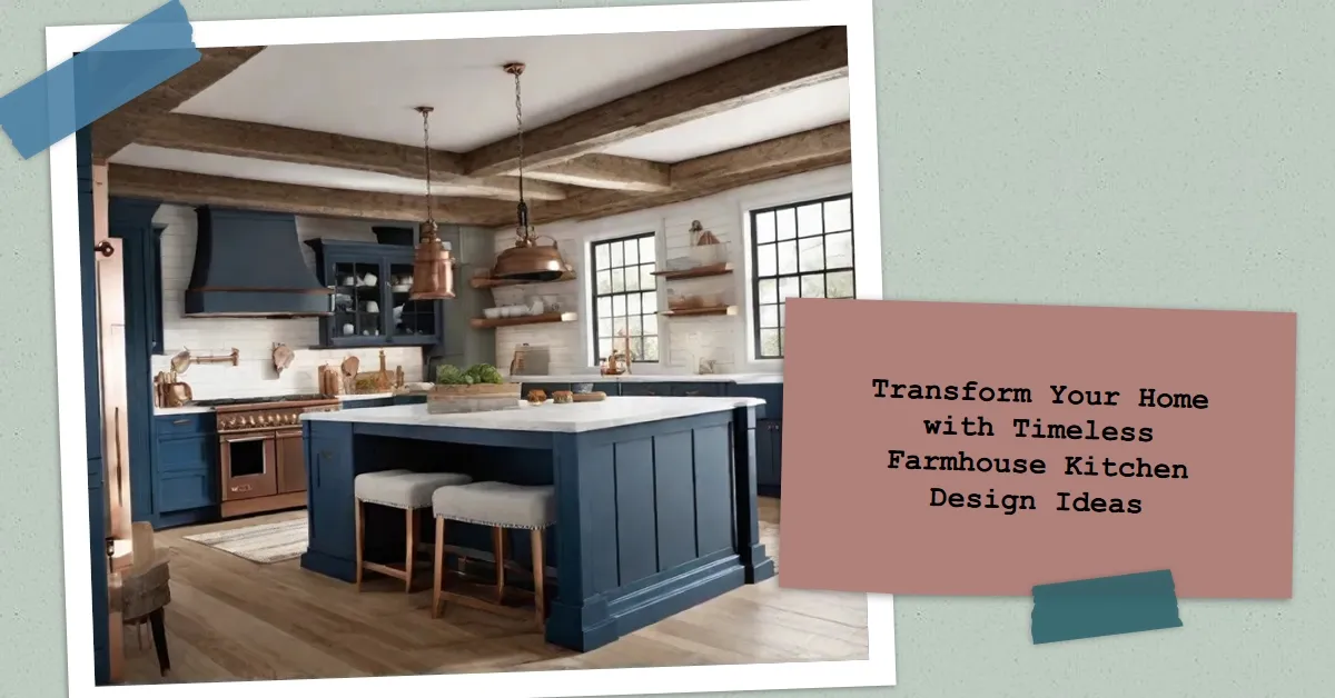 6 Timeless Farmhouse Kitchen Design Ideas to Transform Your Home - Home Decor Hero